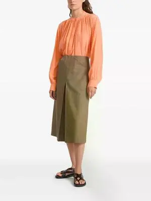 YVES SALOMON Wool Split Skirt