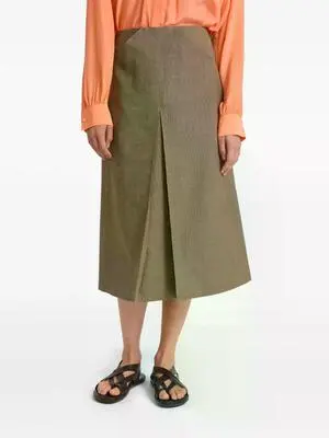 YVES SALOMON Wool Split Skirt