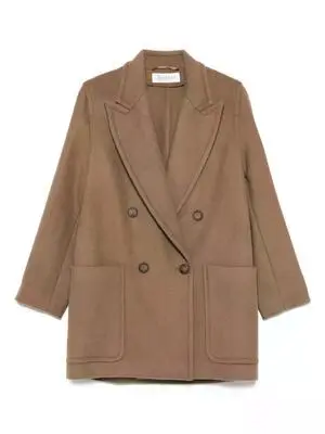 Max Mara Double-breasted Patch-pocket Coat