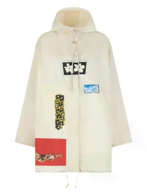 Marni Patchwork Hooded Parka