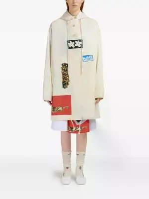 Marni Patchwork Hooded Parka
