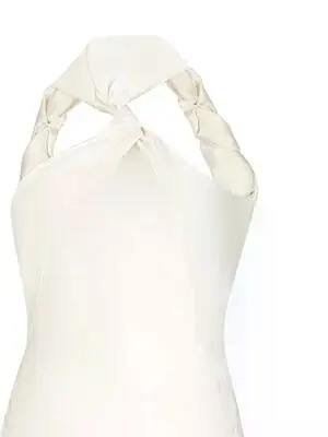 Attico Knot-detail Maxi Dress