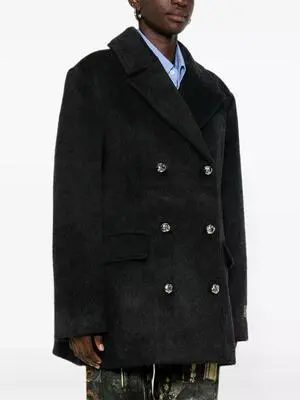 GANNI Double-breasted Jacket - Grey