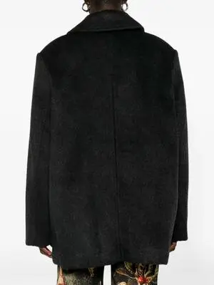 GANNI Double-breasted Jacket - Grey