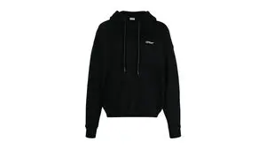 Off-White Scratch Arrow Skate Fit Hoodie - Black