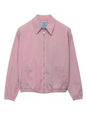 Prada Shirt-collar Welt-pocket Jacket - Pink