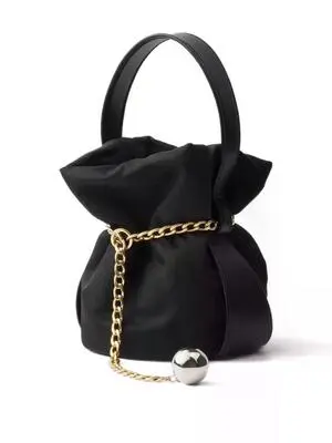 Prada Mini Bucket Bag With Chain