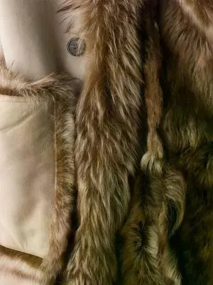 Prada Fur-trimmed Patch-pocket Coat
