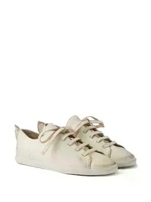 Prada Lace-up Leather Sneakers