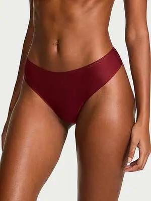 Victoria's Secret Body Victoria Flex Mid-rise Thong Panty - Red