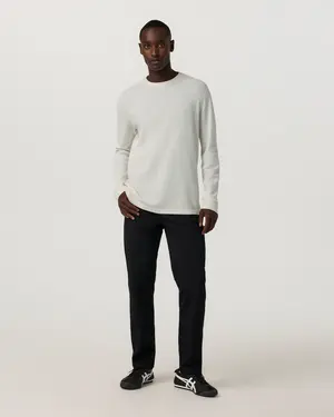 Vuori Meta™ Twill Athletic Slim Pants - Black