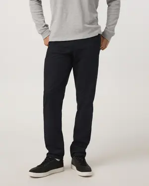 Vuori Meta™ Twill Athletic Slim Pants - Black