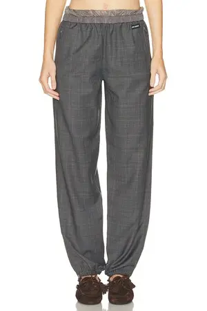 Miu Miu Logo Pants For Women