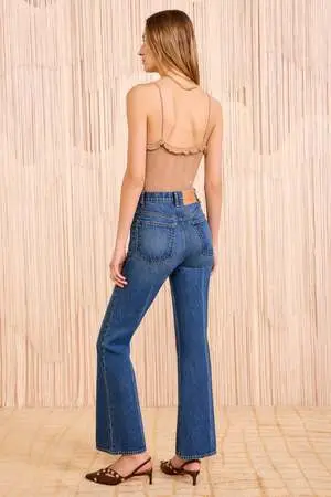 Ulla Johnson Anthia Knit Cami Top - Camel Melange