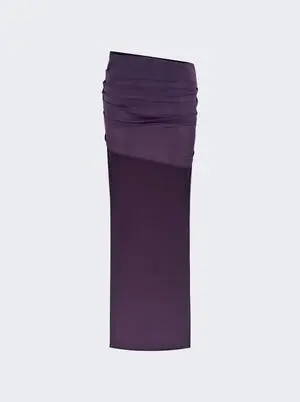 Alex Perry Asymmetrical Tucked Mini Skirt - Purple