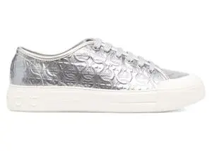 FERRAGAMO Gancini Embossed Low-top Sneakers