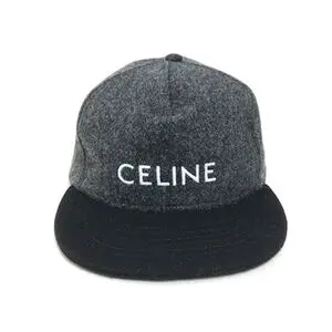 Celine Wool Cap - Grey/black