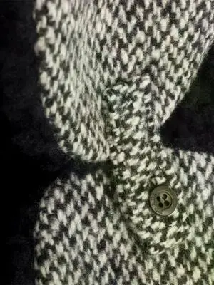 Prada Houndstooth Fleece Trapper Hat