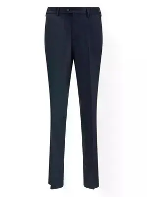 LARDINI Elasticated-waistband Flap-pocket Trousers