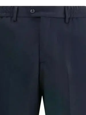 LARDINI Elasticated-waistband Flap-pocket Trousers