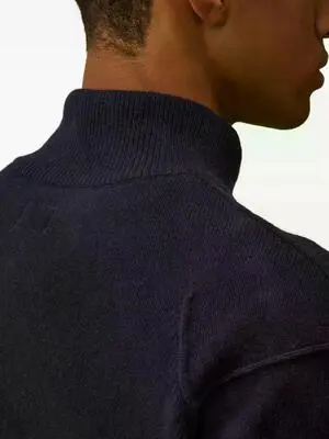 C.P. COMPANY Half-zip Lens Detail Sweater