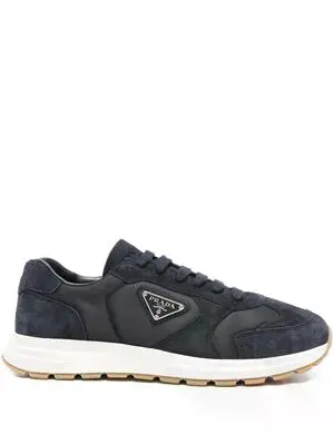 Prada Prax Suede Re-nylon Sneakers - Blue