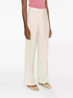 FORTE_FORTE Pleated Wide-leg Trousers