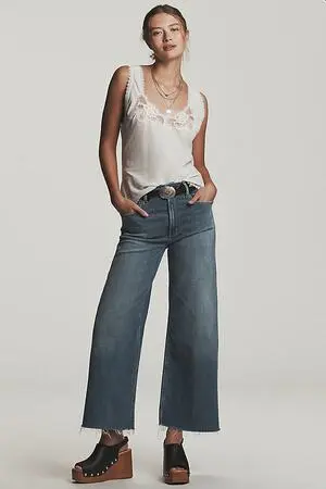 Citizens Of Humanity Lyra High-rise Wide-leg Cropped Jeans - Medium Denim