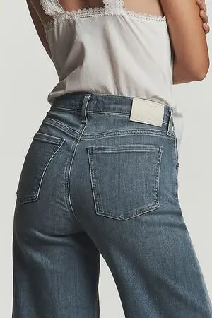 Citizens Of Humanity Lyra High-rise Wide-leg Cropped Jeans - Medium Denim