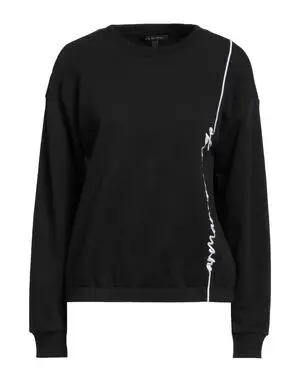 Armani Exchange Cotton-blend French Terry Sweatshirt - Black