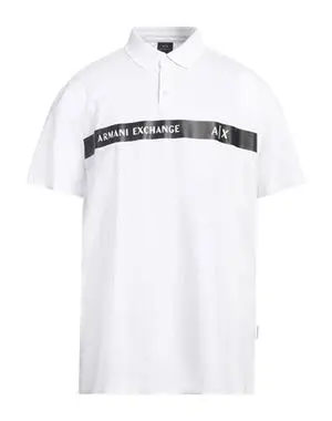 Armani Exchange Color Blocked Polos For Men