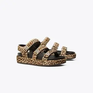 Tory Burch Kira Sport Sandal - Leopard Multi/silver