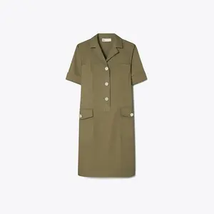 Tory Burch Poplin Camp Shirt Dress