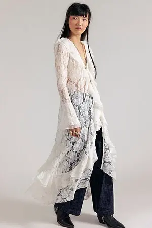 Free People Heirloom Maxi Top - Ivory
