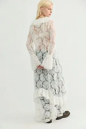 Free People Heirloom Maxi Top - Ivory