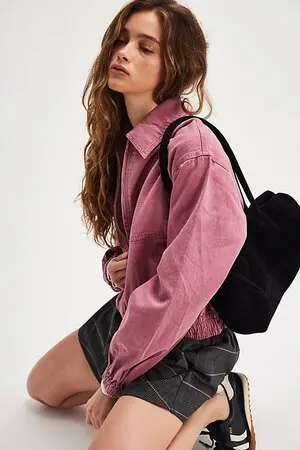 WE THE FREE,19/99 We The Free Birdie Track Jacket - Rose Raisin