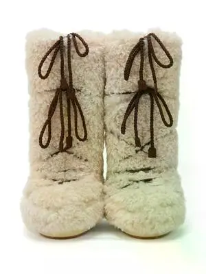 Moon Boot Icon Curly Extra Snow Boots - Neutrals