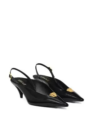 Versace Medusa-head Pointed-toe Mules