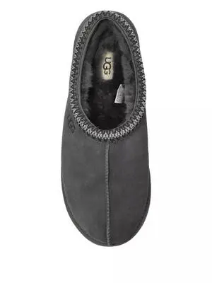 UGG Braided-trim Slipper Boots - Grey