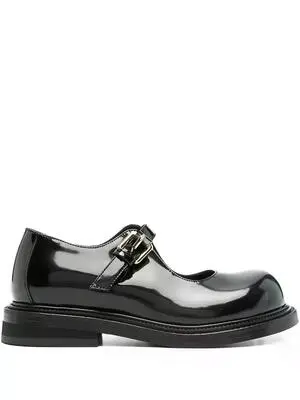 Moschino Buckle-fastening Patent-leather Pumps - Black