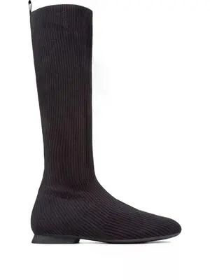 Camper Ribbed-knit Tall Boots