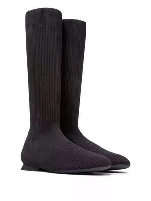 Camper Ribbed-knit Tall Boots