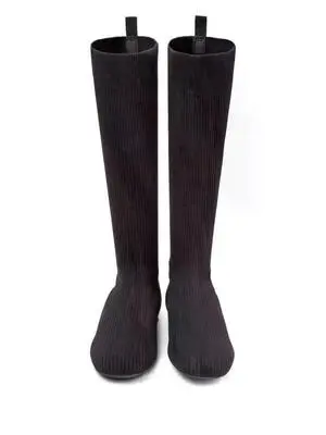 Camper Ribbed-knit Tall Boots