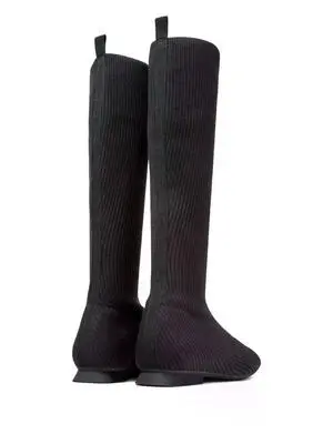 Camper Ribbed-knit Tall Boots
