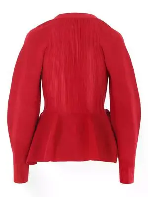 CFCL Ribbed Knit Peplum Cardigan