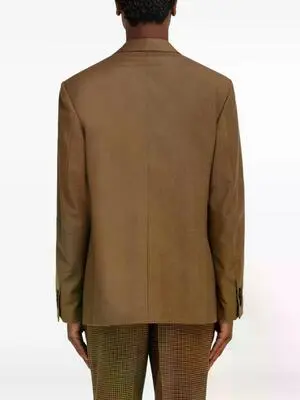 FERRAGAMO Single-breasted Blazer - Brown