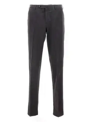 PT TORINO Front-closure Side-pocket Trousers - Grey