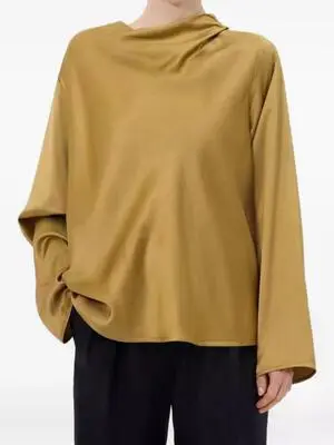 Loulou De Saison Draped Blouse - Yellow