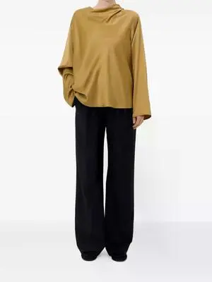 Loulou De Saison Draped Blouse - Yellow