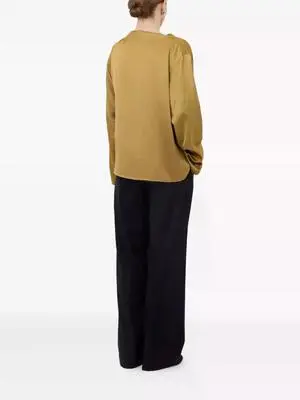 Loulou De Saison Draped Blouse - Yellow